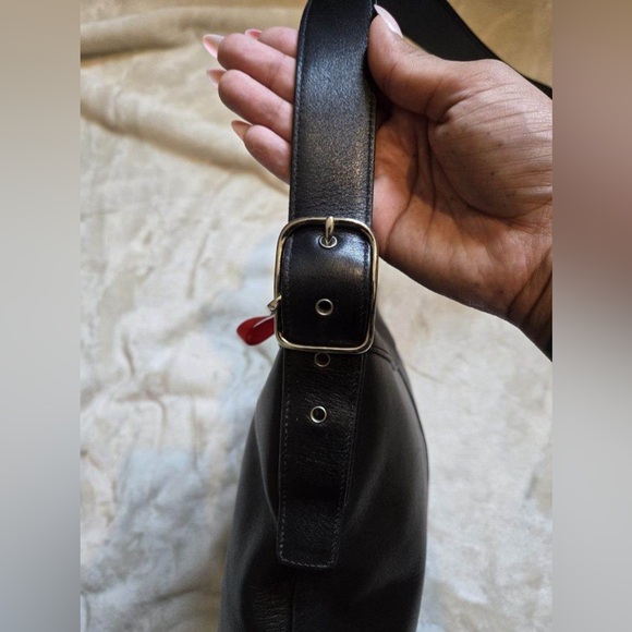 Coach | Bags | Vintage Coach Legacy Black Slim Duffle Leather Crossbody ...